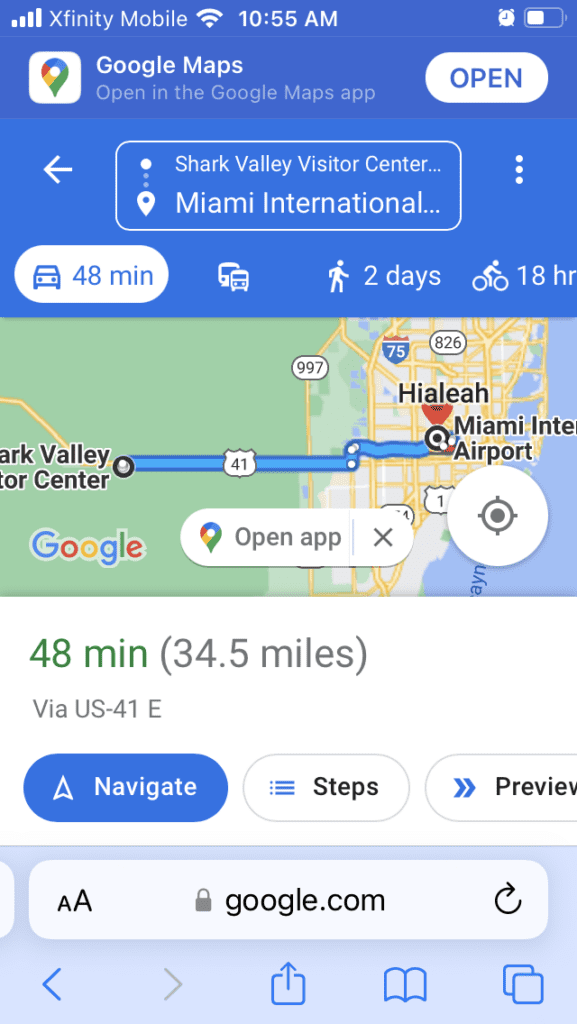 Visit The Amazing Shark Valley Bike Trail and Vistor Center ...